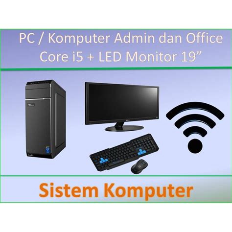 Jual Paket Pc Rakitan Core I Ssd Gb Lengkap Admin Kantor Home Office Shopee Indonesia