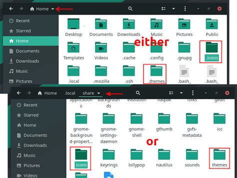 Where To Get Install Icons Themes In Ubuntu Fedora Linux Fostips