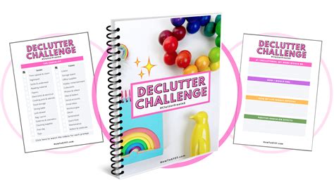 Declutter Challenge Workbook Landing Page HowToGYST