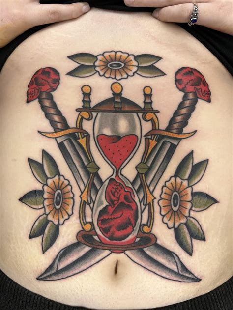 One Shot Belly Blaster I Tattooed For My Client Shes As Tough As They Come 💪🏼 R