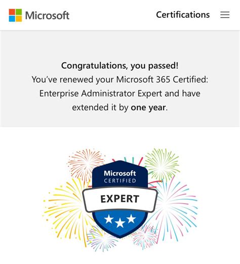 Ben Whitmore On Linkedin Just Renewed My Microsoft 365 Certified Enterprise Administrator Expert…