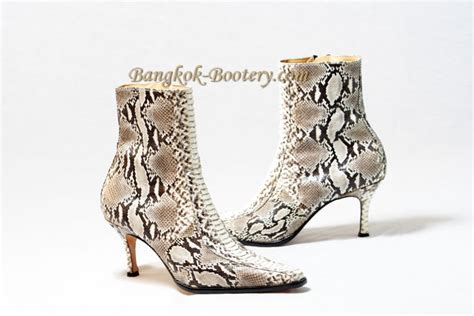 Python Ankle Boot The Legendary Exotic Skin Since1937