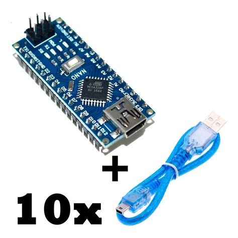 Arduino Nano Pinos Soldados C Cabo Usb Completo Mebuscar Brasil