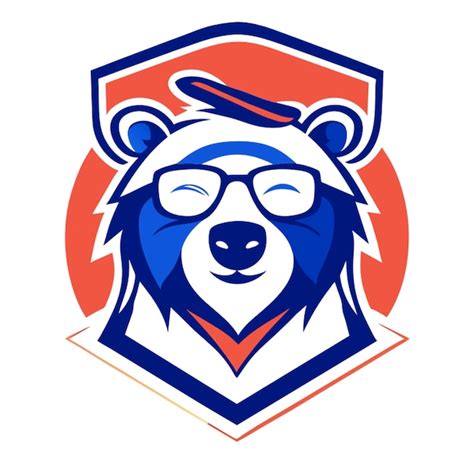 I Need The Simple Clean Head Of A Spectacled Bear To Use In A School Logo Vector Illustration