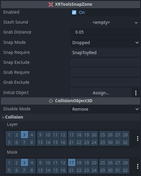 snap zone godot xr tools