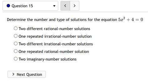 Solved Question 15 Determine The Number And Type Of Chegg Com