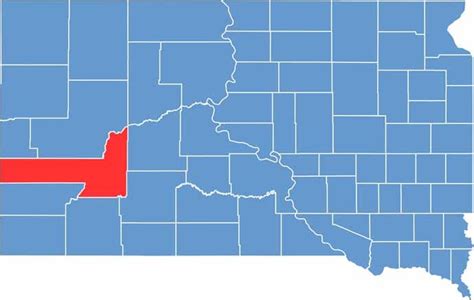 Pennington County Map South Dakota Us County Maps