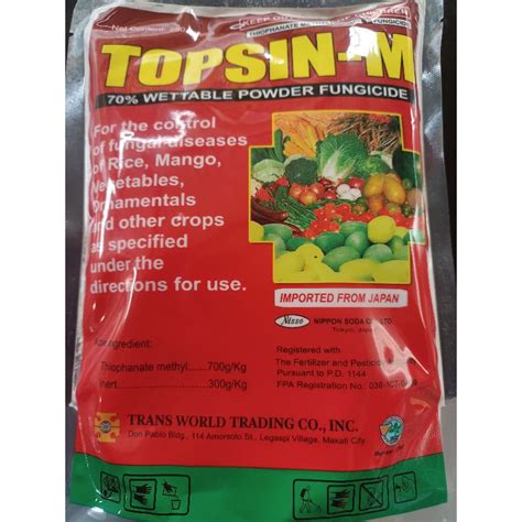 Topsin M Fungicide 250grams Shopee Philippines
