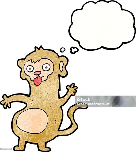말풍선이 있는 재미있는 원숭이 만화 캐릭터 그리기에 대한 스톡 벡터 아트 및 기타 이미지 그리기 낙서 드로잉 말풍선 Istock