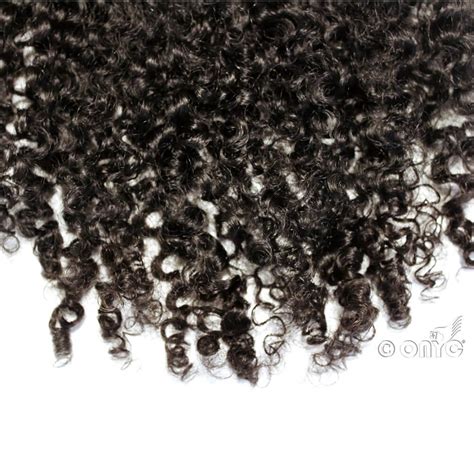 Virgin Kinky Curly Hair Extensions Machine Weft Kinky 3B 3C