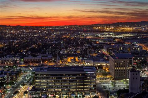 Tempe Arizona At Sunset Editorial Image Image Of Lights 90976720