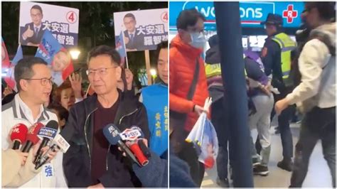 衝向趙少康、羅智強！「立委候選人」遭壓制上銬⋯掃街衝突畫面曝光 政治 三立新聞網 Setncom