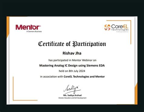 Rishav Jha On Linkedin Siemens