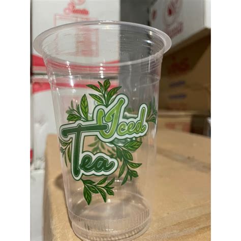 Jual Gelas Plastik Motif Iced Teaand 16 Oz Starindo Gelas Pop Ice Gelas Teh Gelas Sablon