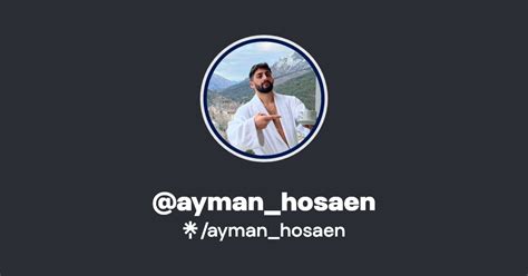 Ayman Hosaen Instagram Facebook Tiktok Linktree