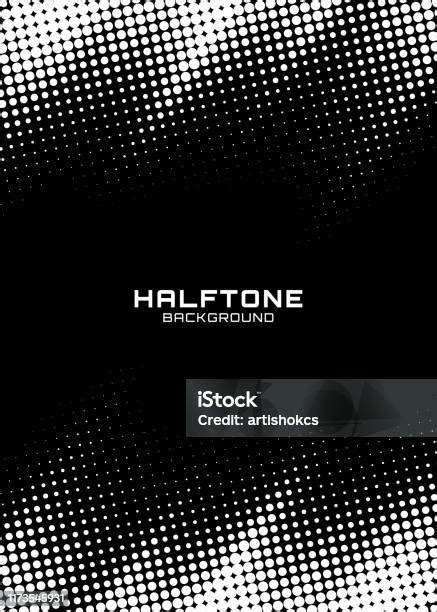 하프톤 점 그라데이션 패턴 텍스처 수직 배경입니다 포스터 전단지 브로셔 커버의 디자인에 하프 톤 원 지그재그 그런 지 패턴을 사용 하 여 프레임 벡터 지그재그 발견