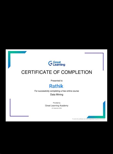 Rathik Poojary On Linkedin Hi All I Successfully Completed The Data