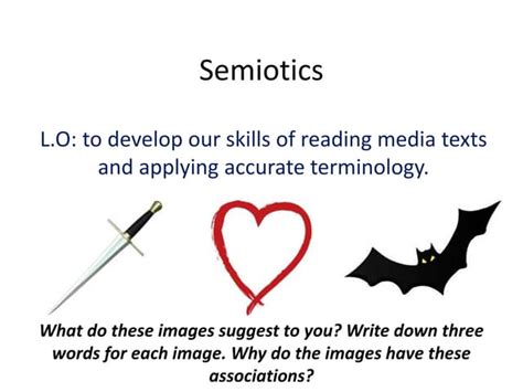 Semiotics Ppt