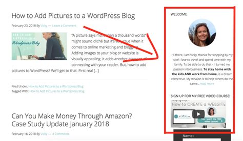 how to edit a wordpress sidebar add images menus and other widgets