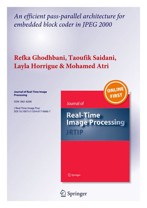 Pdf An Efficient Pass Parallel Architecture For Embedded Block Coder