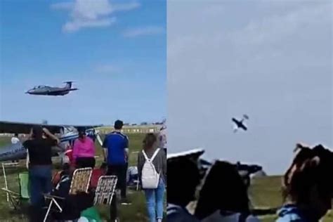Tragedia En Santa Fe Un Avión Se Estrelló Durante Una Exhibición Aérea