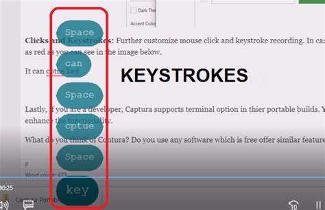 Capture Screen Webcam Record Audio Track Mouse Clicks Keystrokes