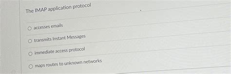 What Does Imap Application Protocol Doaccesses What Does Imap Application Protocol Doaccesses