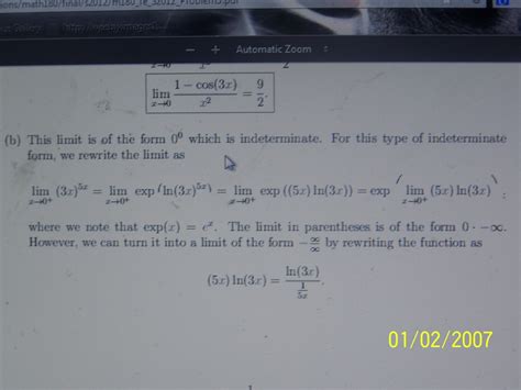 Lhopitals Rule Lhopitals Rule Improper Integrals And Partial
