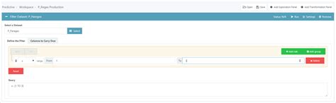 Filtering A Dataset