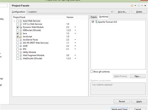 Java Maven Dependencies Or Eclipse Project Facet Stack Overflow