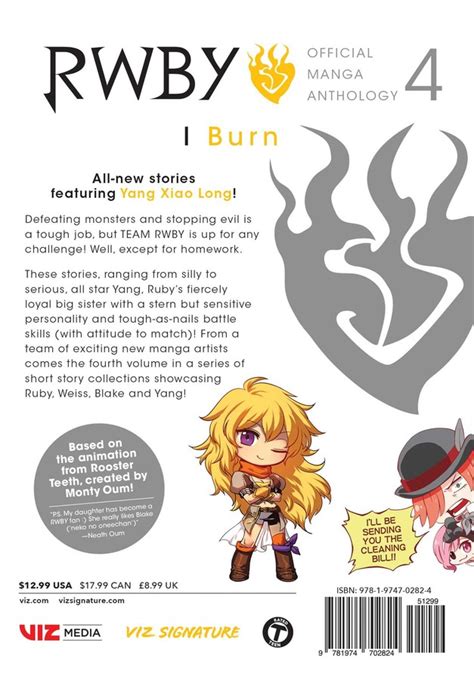 Rwby Official Manga Anthology Vol 4 Book By Rooster Teeth