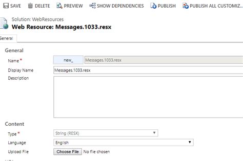 Dynamics 365 String Resx Web Resources Vikranths Blog