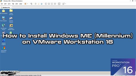 How To Install Windows ME Millennium On VMware Workstation 16 Pro