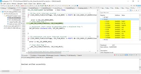 Stm32f103cbt6 I2c1 In Slave Receiver Mode Berr F