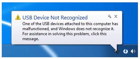 Learn To Resolve Error Message Usb Device Not Recognized Problem Techyv Com