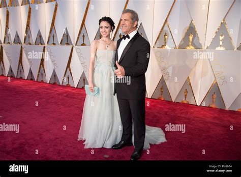 Rosalind Ross And Oscar® Nominee Mel Gibson Arrive At The 89th Oscars