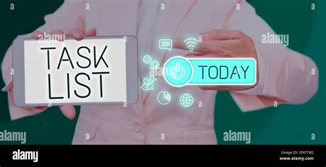 Text Showing Inspiration Task List Word Written On Planification