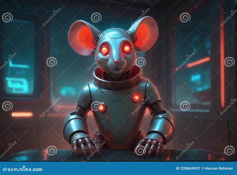 Robot Mouse Rat Animal Design By Ai Model Stock Image Cartoondealer