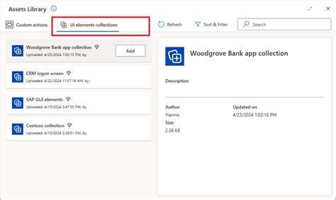 use and update ui elements collections power automate microsoft learn