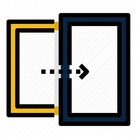 Moving Push Slide Transition Ui Icon Download On Iconfinder