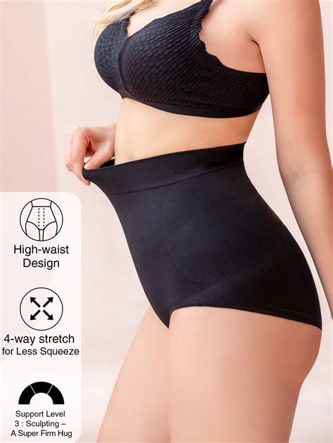 1pc Womens High Waist Breathable Briefs Tummy Control Butt Lift