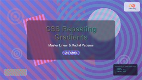 Css Conic Gradient Complete Guide To Angular Gradient Patterns Codelucky