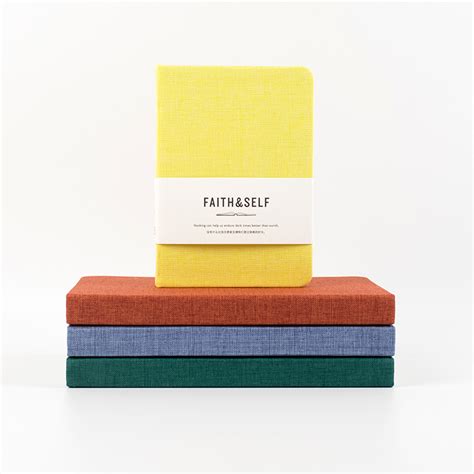 Fabric Covered Notebook Classic Ruled Notebook With Fabric Hardcover