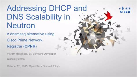 Addressing Dhcp And Dns Scalability Issues In Openstack Neutron Ppt