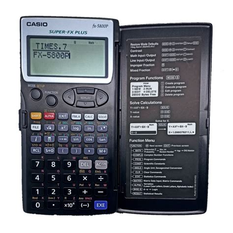 Casio Fx P Programmable Scientific Calculator Ubicaciondepersonas
