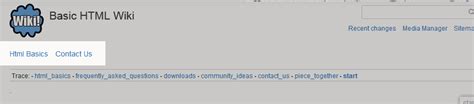 Inserting A Custom CSS Menu In DokuWiki InMotion Hosting