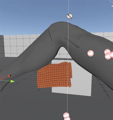 trying to pin particles to a rigged object in unity don t see any