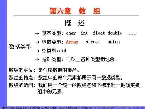 C语言程序设计06章 数组word文档在线阅读与下载免费文档