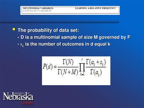 More Parameter Learning Multinomial And Continuous Variables Ppt Download