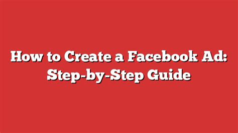 How To Create A Facebook Ad Step By Step Guide Froggy Ads